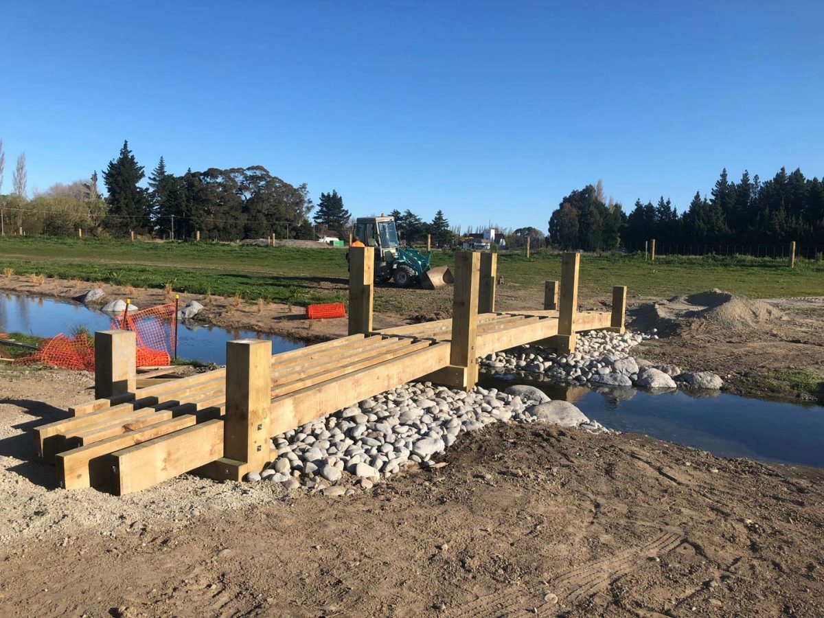 Bridge Construction at Ravenswood Development - The Plant People